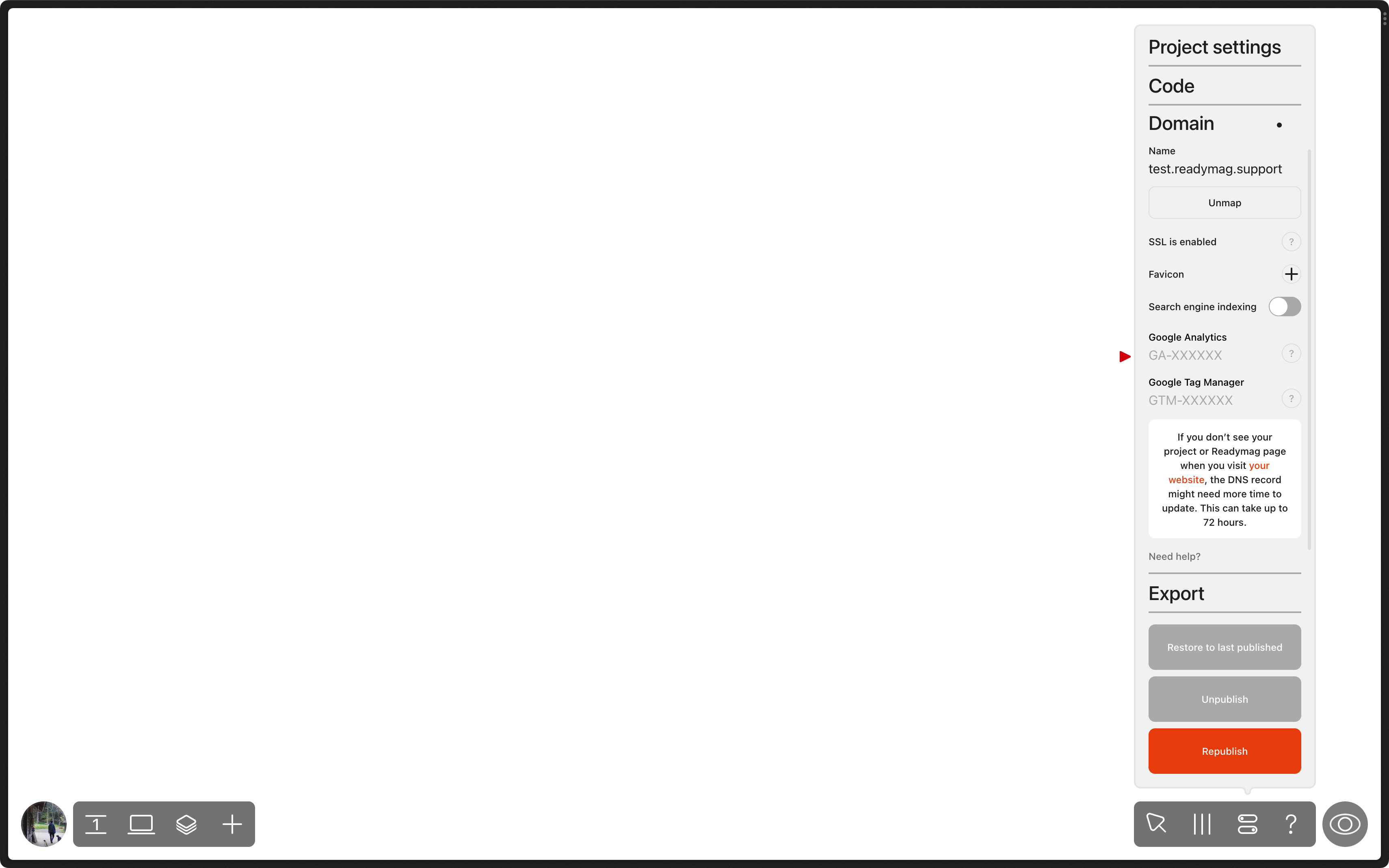 Google Analytics – Readymag Help