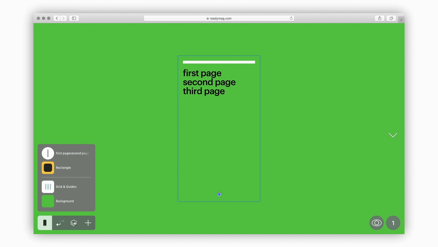 How to create the hamburger menu – Readymag Help